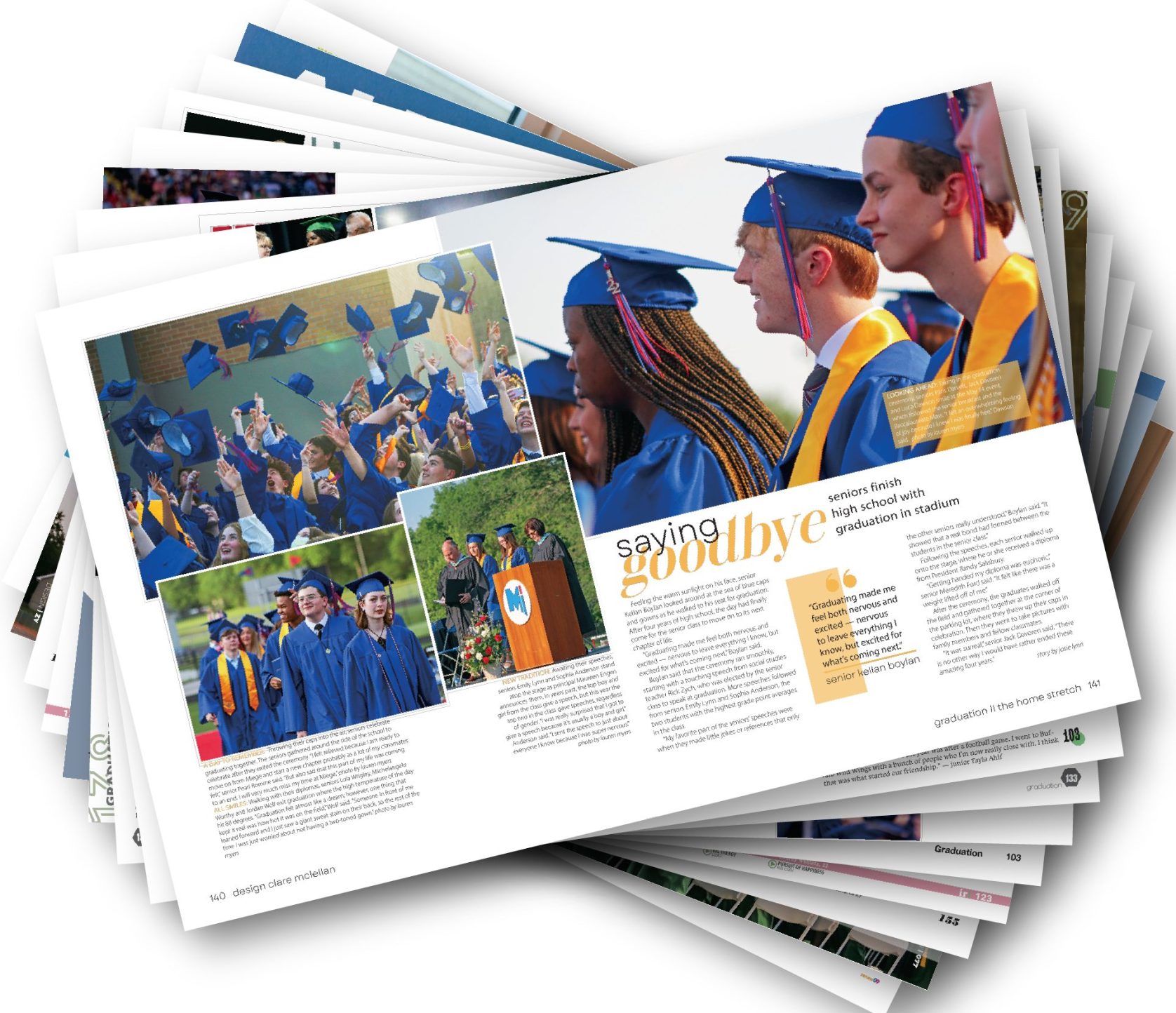 Graduation Yearbook Spreads | Walsworth Yearbooks
