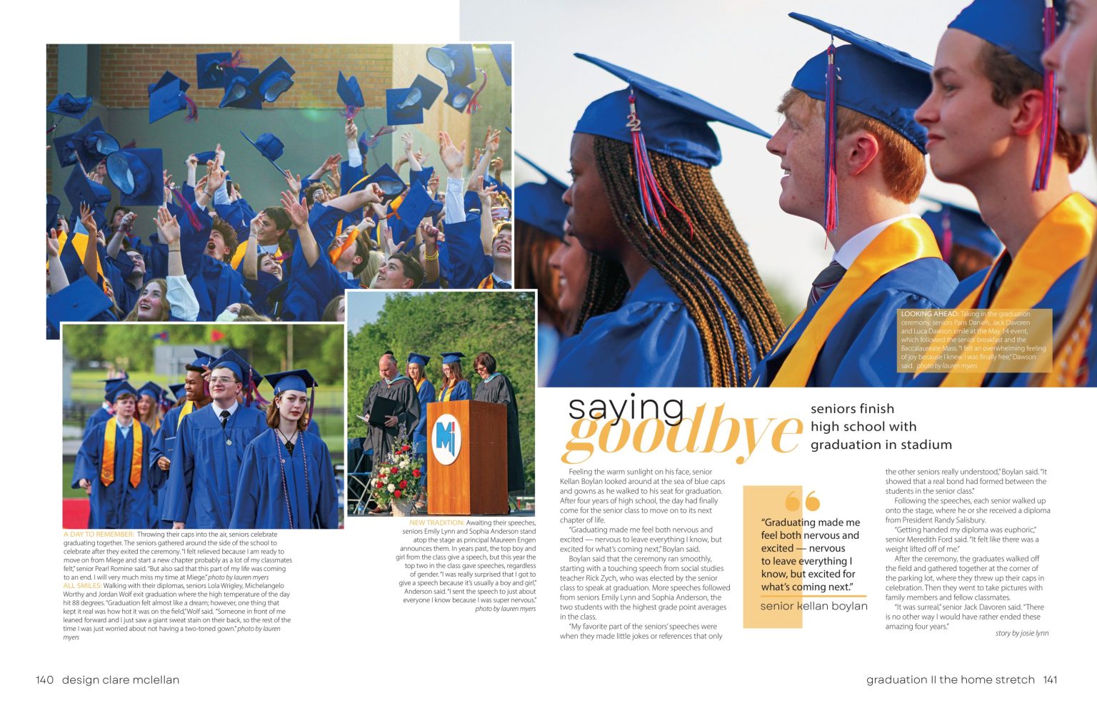 Graduation Yearbook Spreads | Walsworth Yearbooks