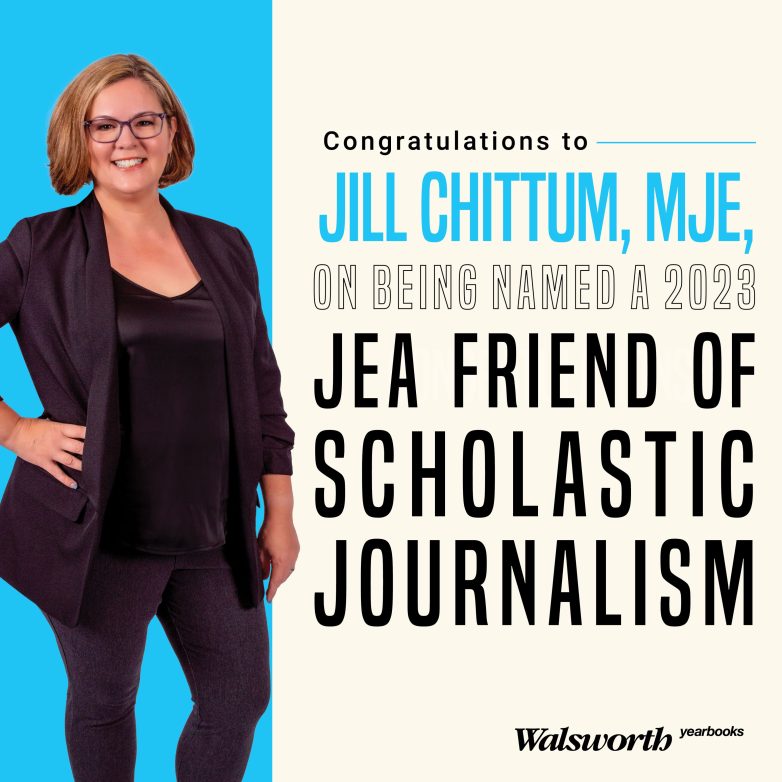 JEA Names Jill Chittum, MJE, 2023 Friend of Scholastic Journalism